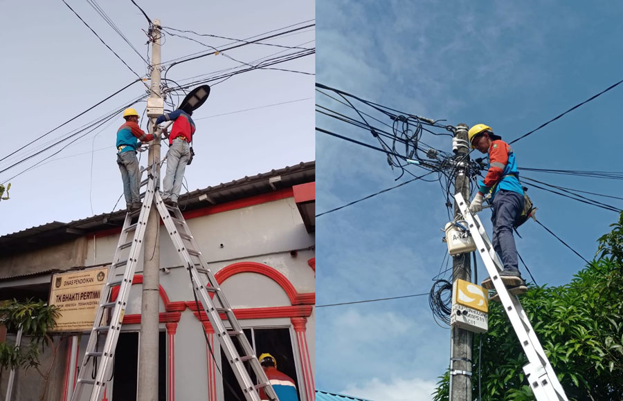 PLN Batam Menindaklanjuti Penataan dan Perbaikan Kabel Semrawut ...