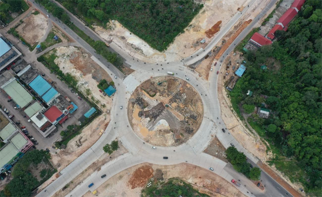 Menanti Sentuhan Akhir Bundaran Simpang Barelang dan Basecamp - Metropolis